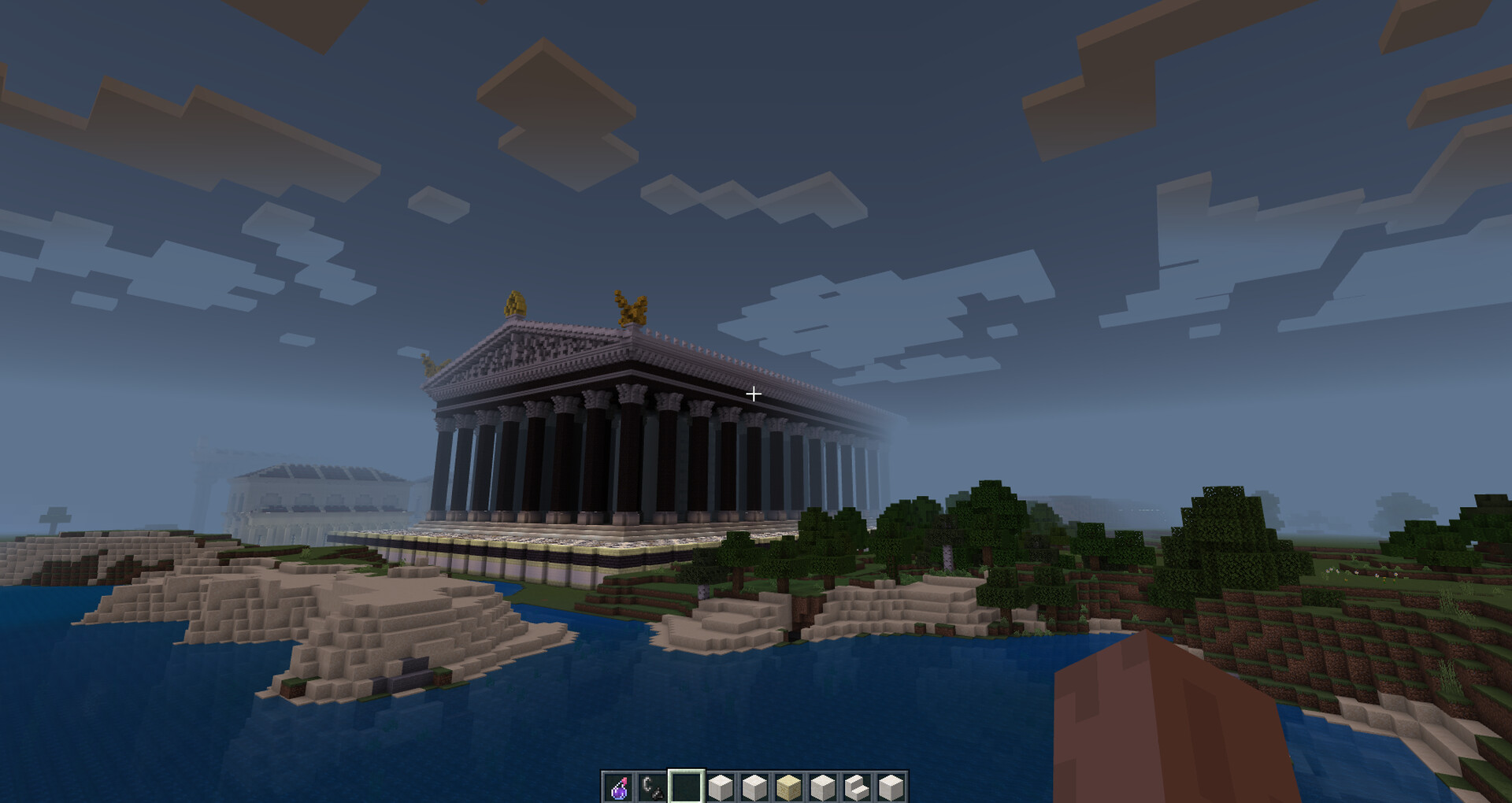 Olympieion or Temple of Olympian Zeus at Athens Minecraft Map