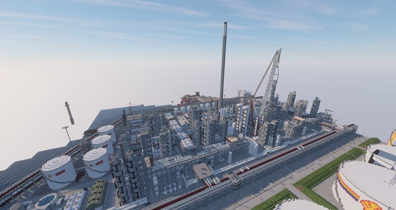 Oil Refinery Minecraft Map