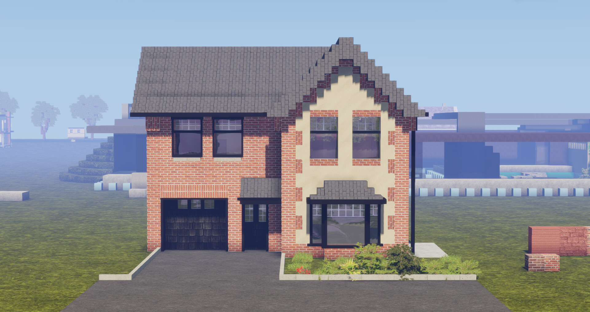 Realistic UK townhouse Minecraft Map