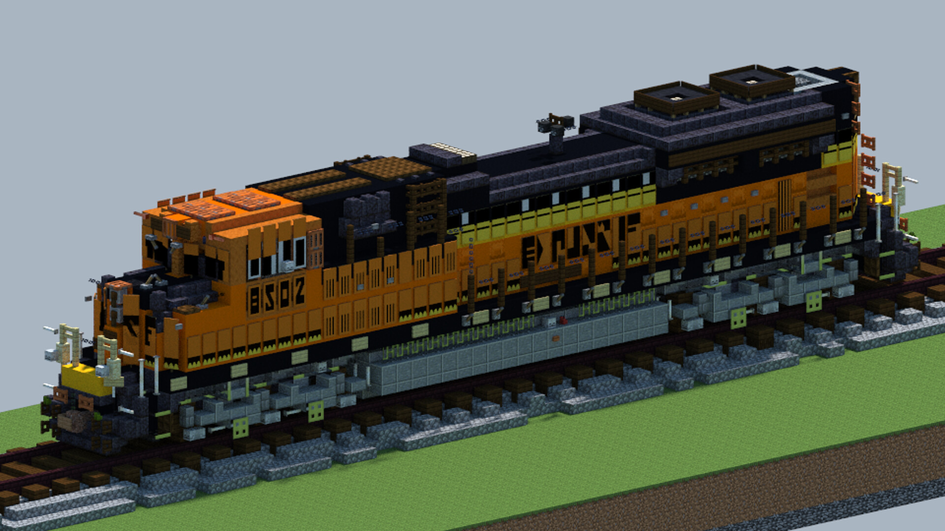 EMD, SD70ACe. Diesel Locomotive [With Download] Minecraft Map