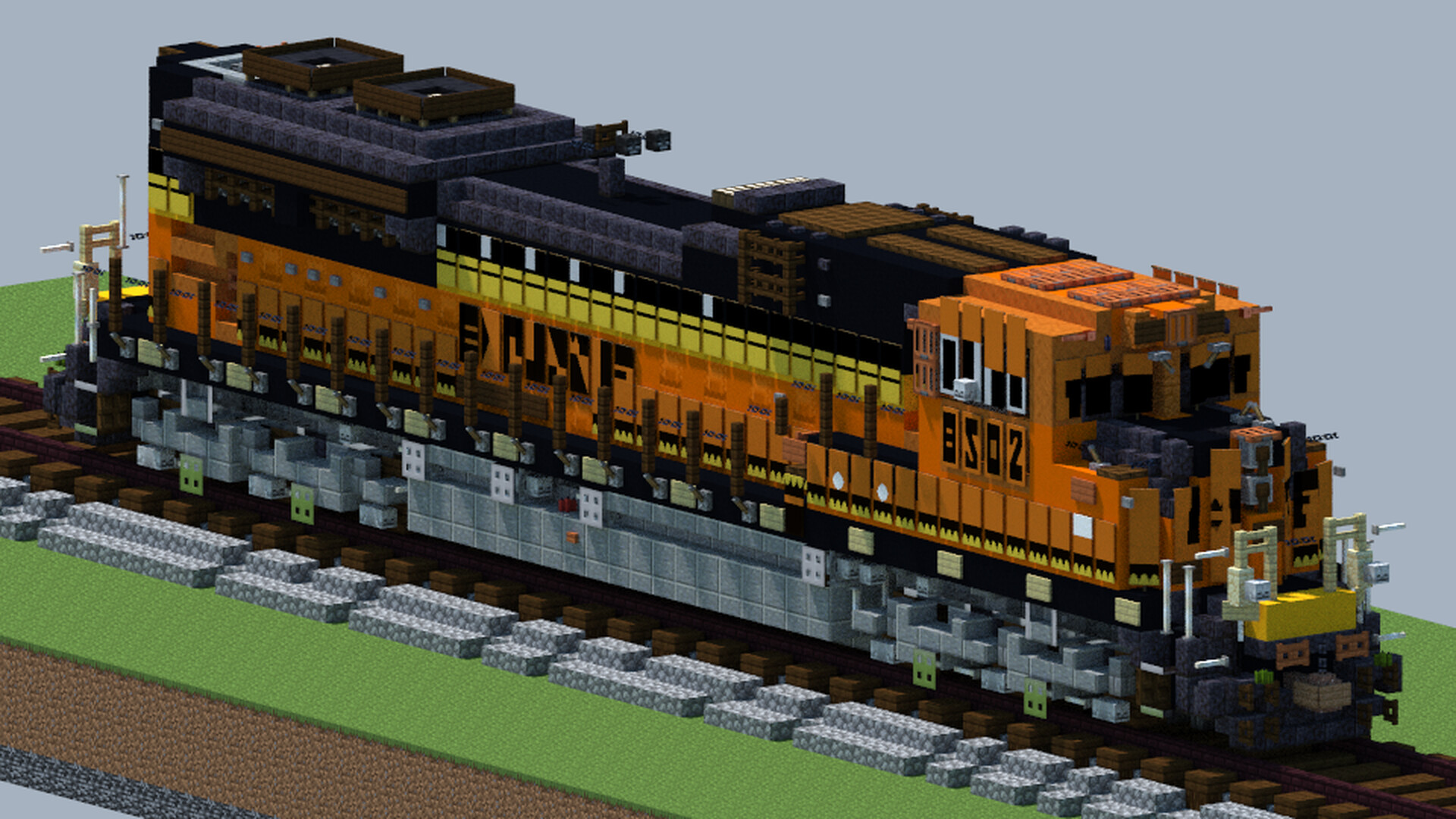 EMD, SD70ACe. Diesel Locomotive [With Download] Minecraft Map