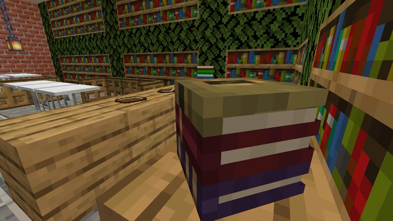 A small private library Minecraft Map