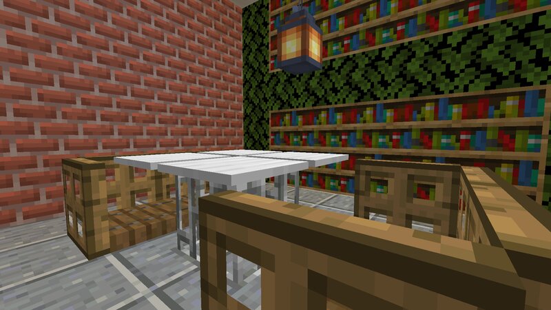 A small private library Minecraft Map