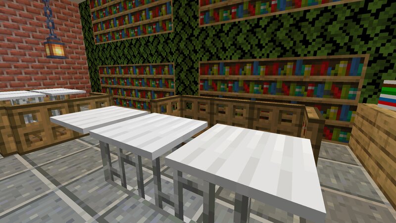 A small private library Minecraft Map