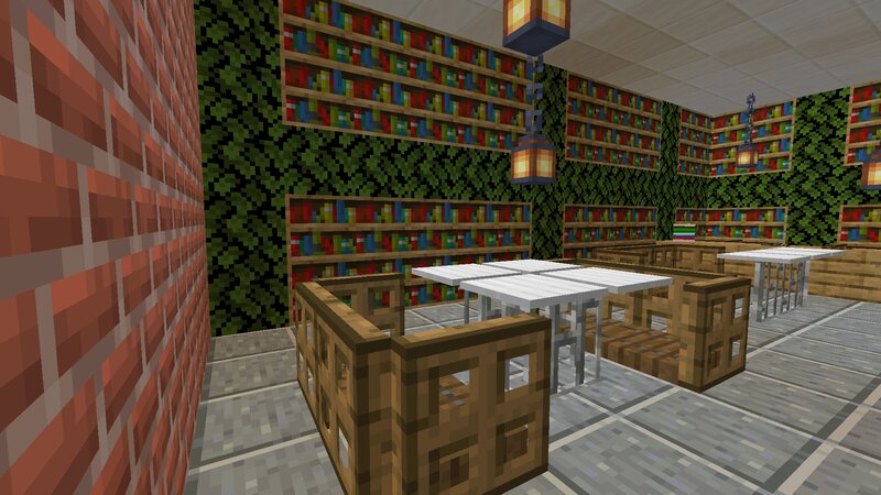 A small private library Minecraft Map