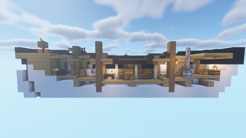 Cargo Schooner Sailing Ship Minecraft Map