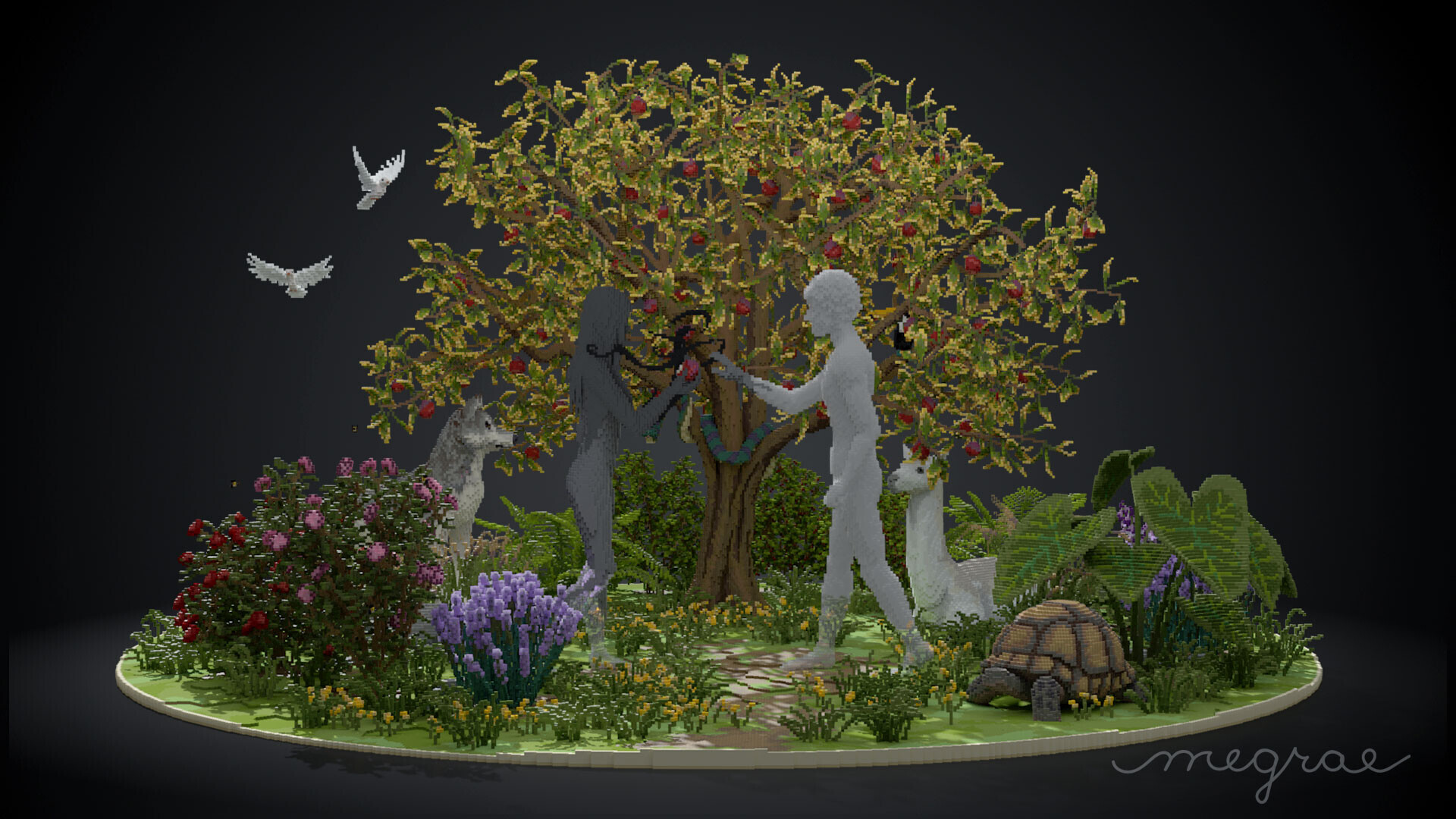 Adam & Eve in the Garden of Eden Minecraft Map