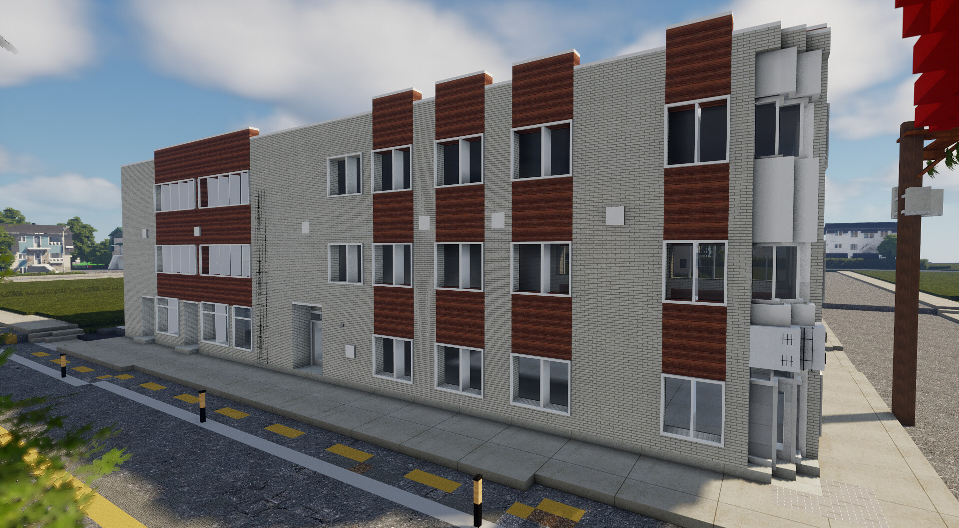 Small Realistic Canadian Office Building Minecraft Map