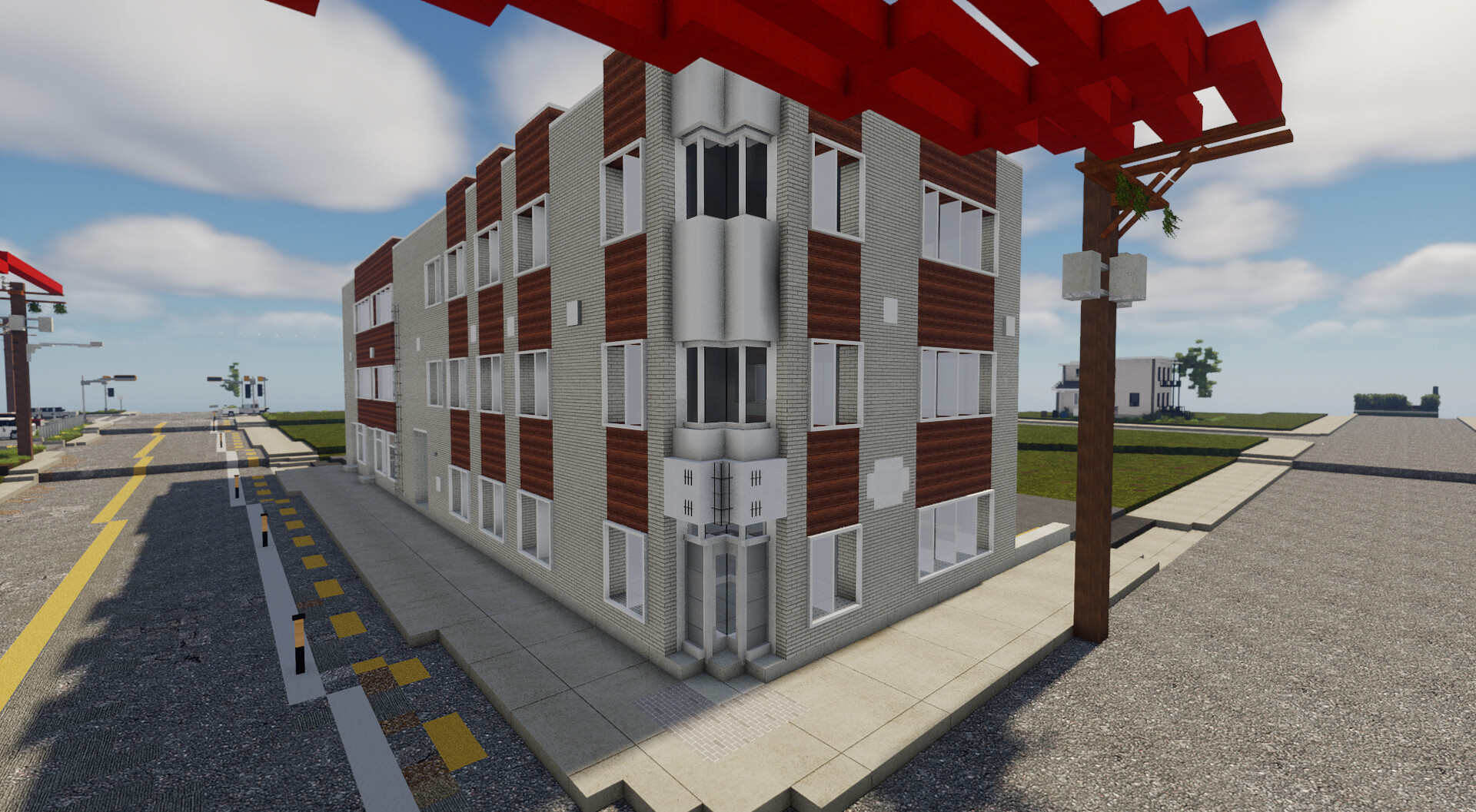 Small Realistic Canadian Office Building Minecraft Map