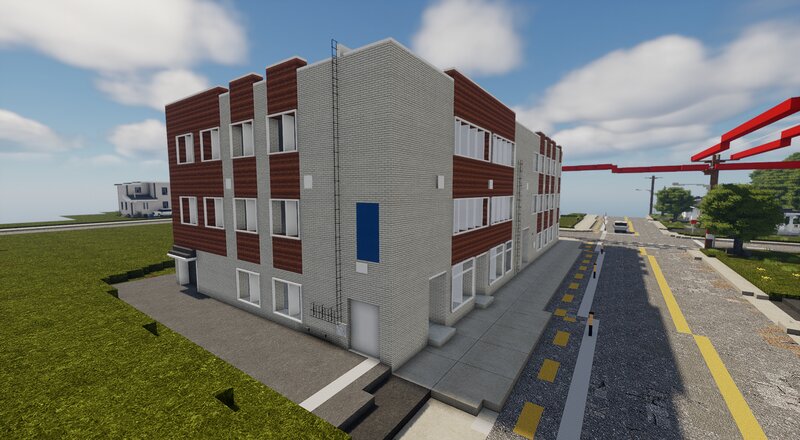 Small Realistic Canadian Office Building Minecraft Map