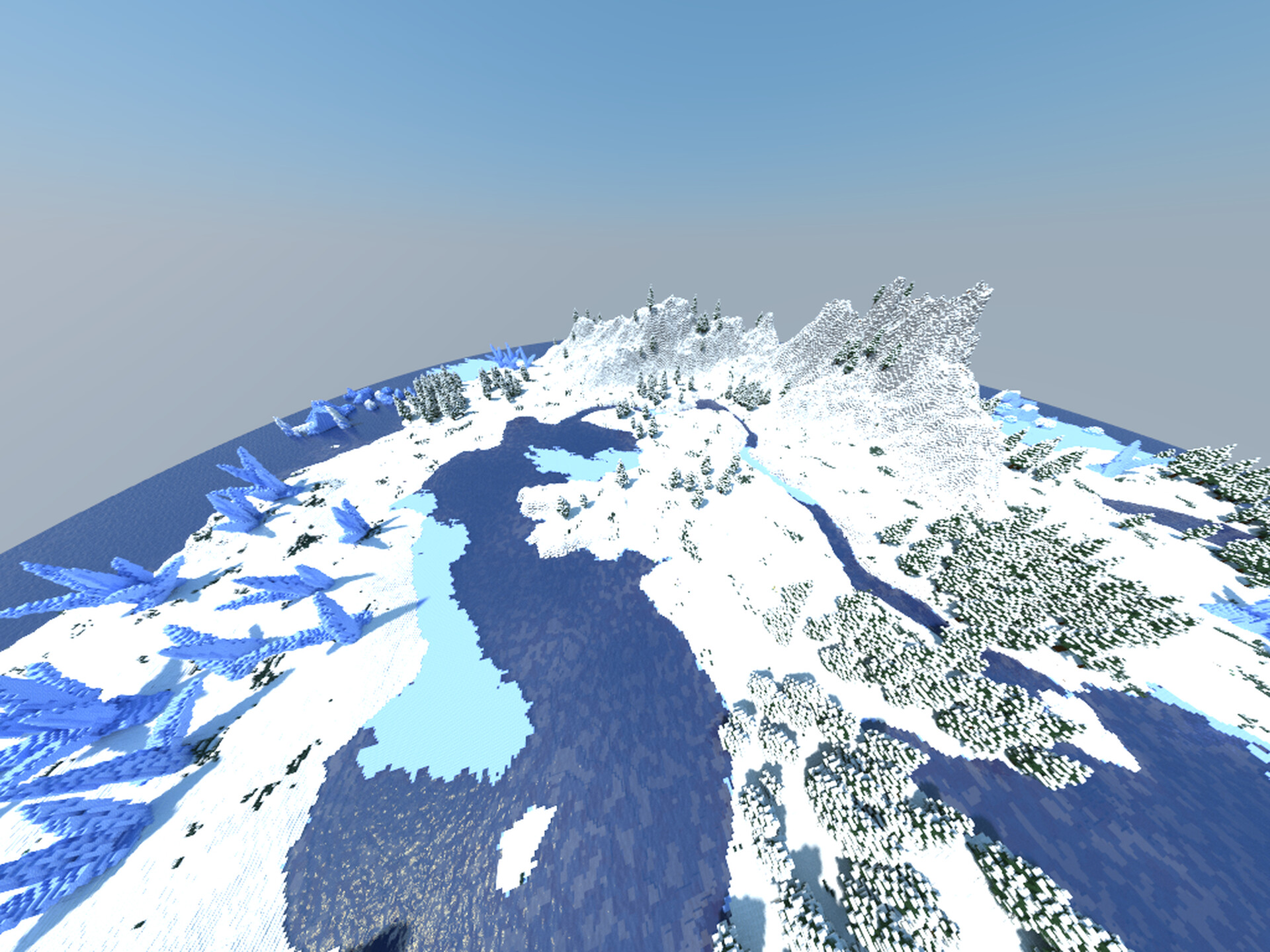 Custom Frozen Map 1kx1k Minecraft Map