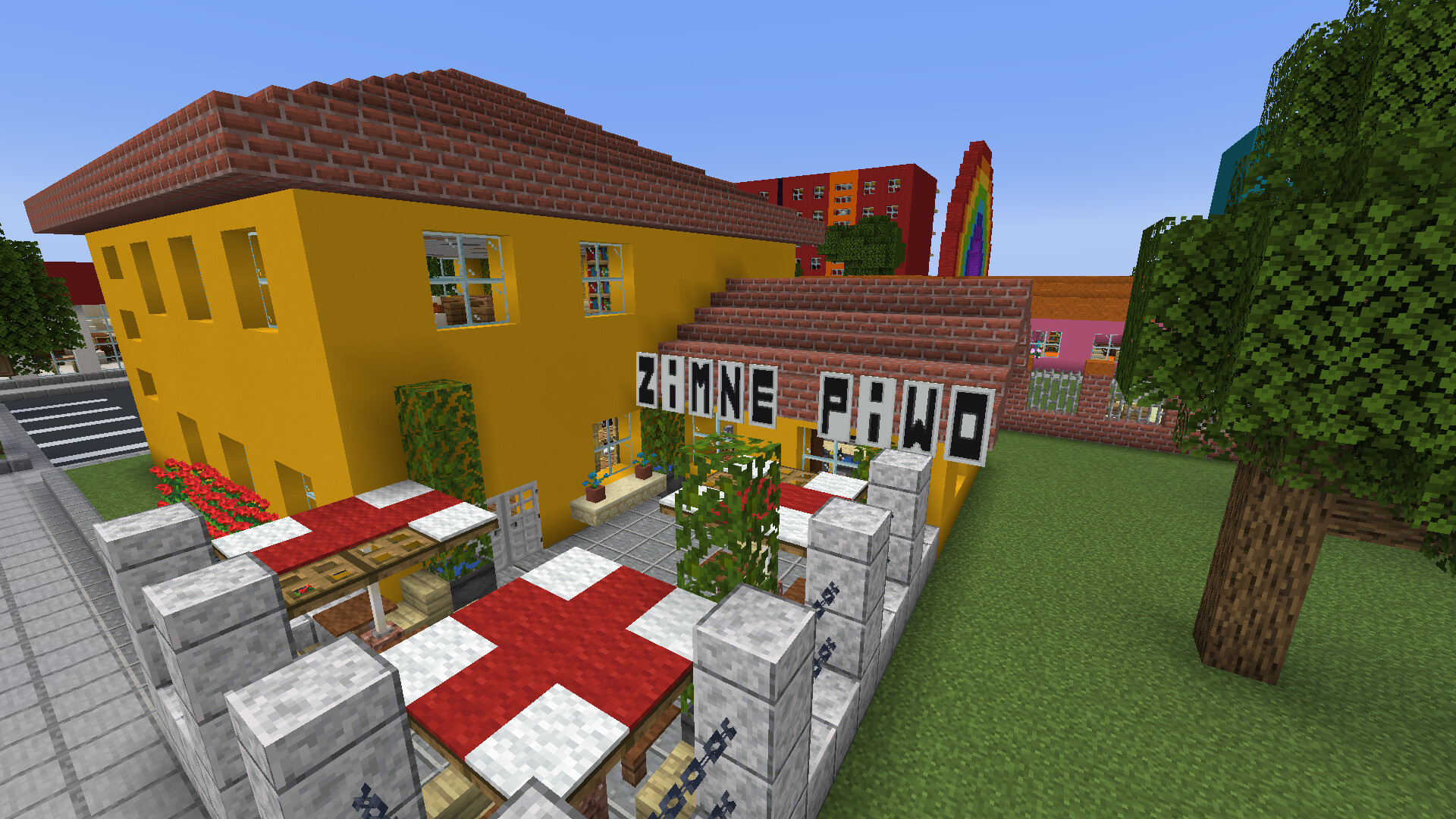 Eastern europe style district Minecraft Map