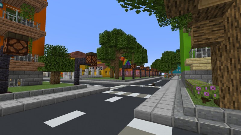 Eastern europe style district Minecraft Map