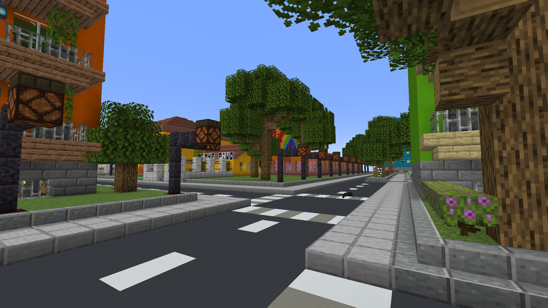 Eastern europe style district Minecraft Map