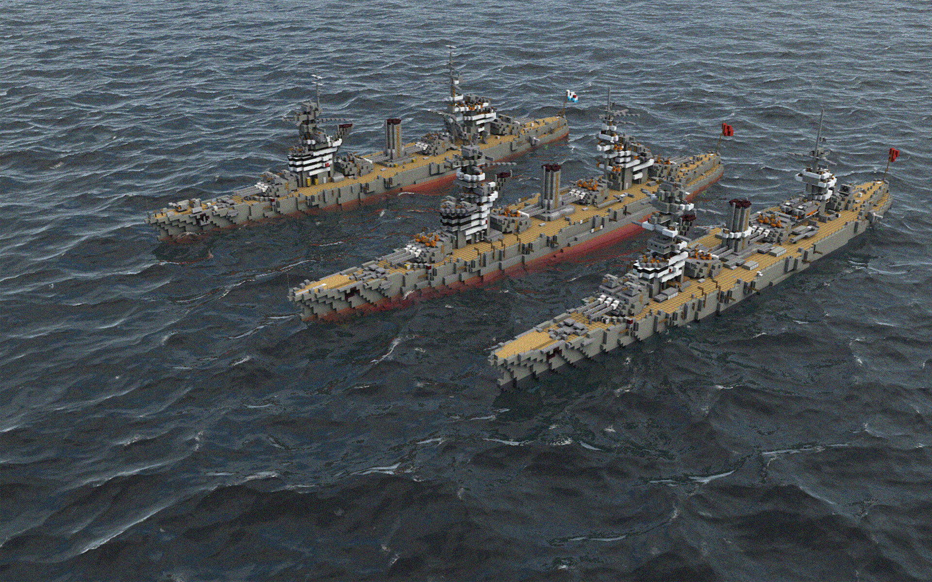 Battleship Gangut class Minecraft Map