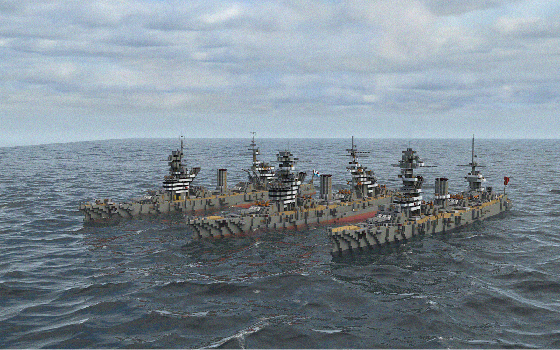 Battleship Gangut class Minecraft Map