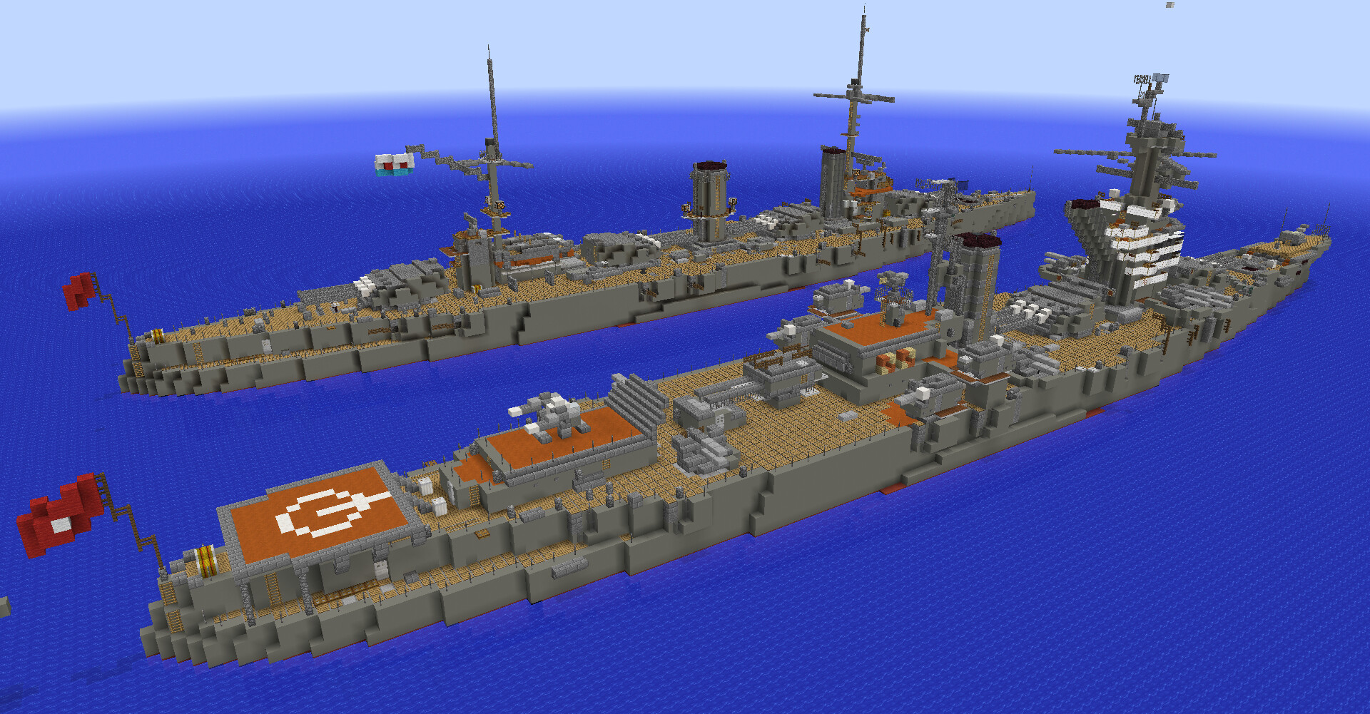 Battleship Gangut class Minecraft Map