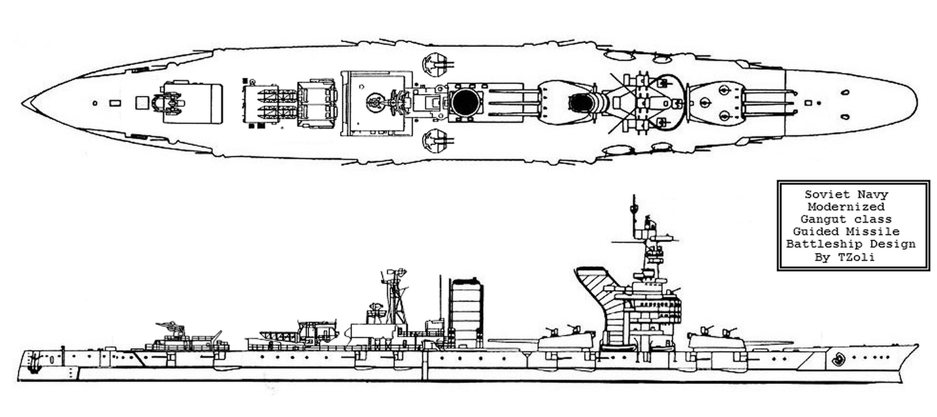 Battleship Gangut class Minecraft Map