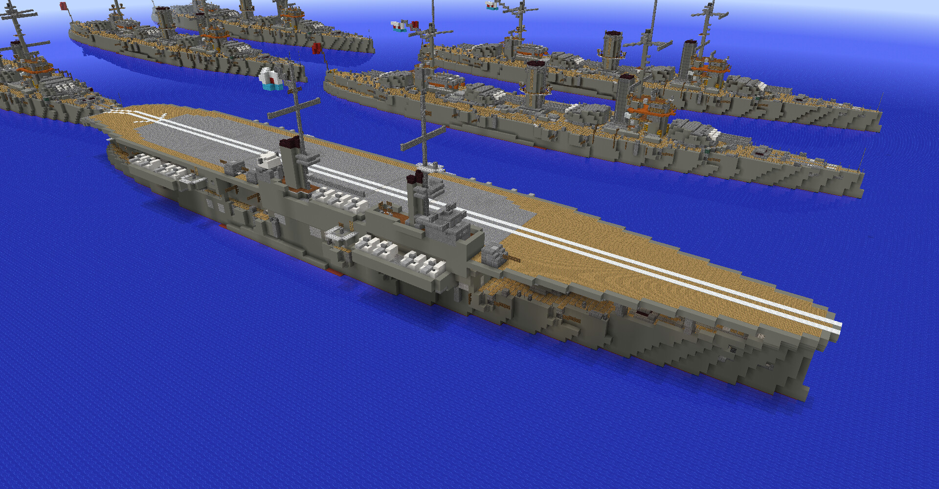 Battleship Gangut class Minecraft Map