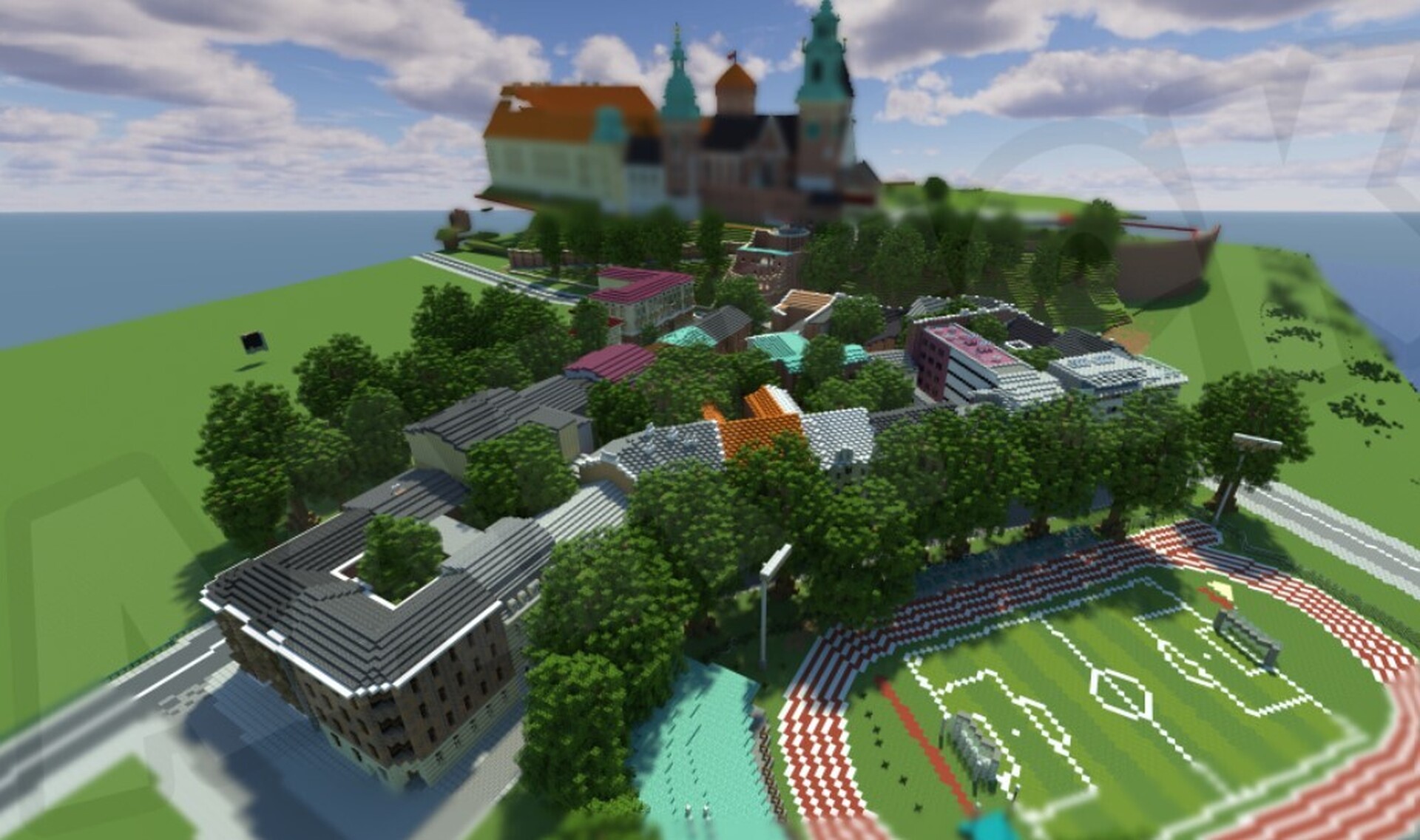 Kraków 1:1 in Minecraft by Aartek Minecraft Map