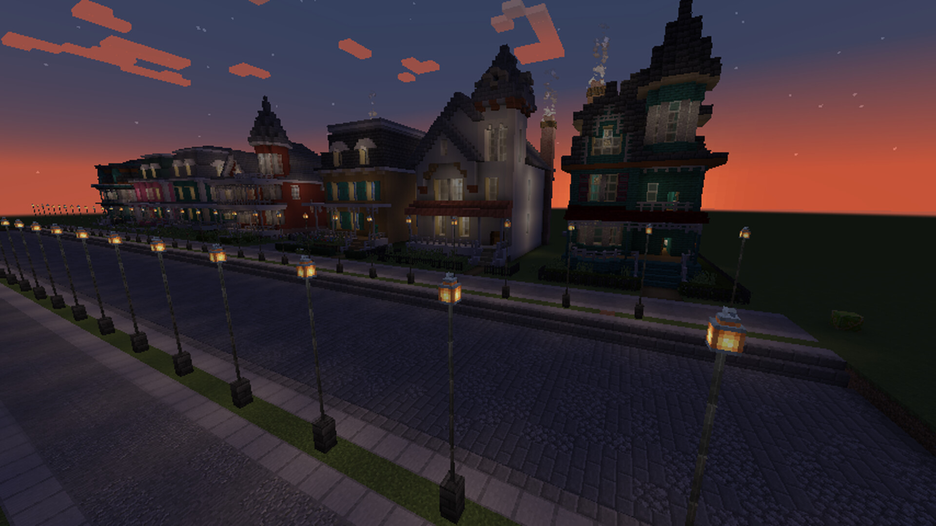 Victorian street Minecraft Map