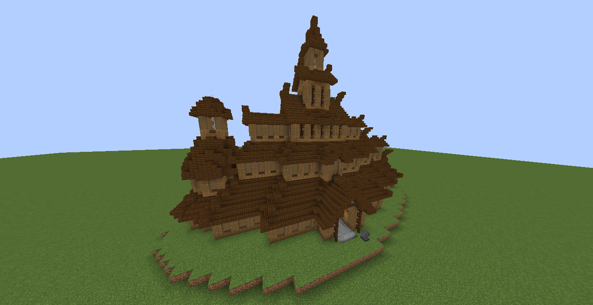 Viking Great Hall//Church Minecraft Map