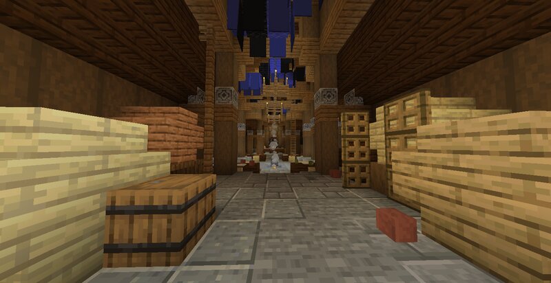 Viking Great Hall//Church Minecraft Map