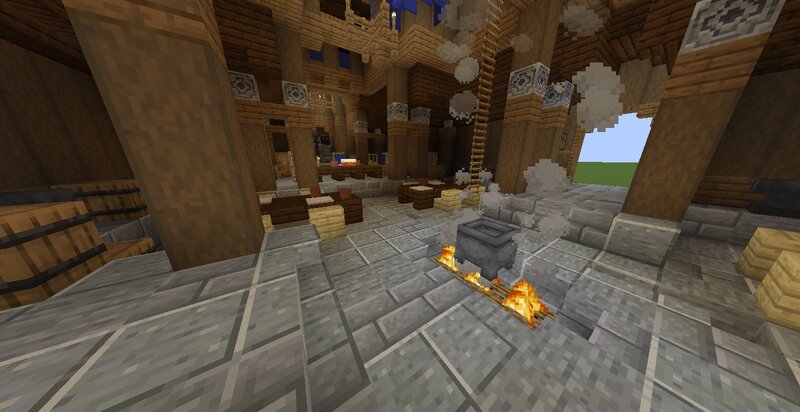 Viking Great Hall//Church Minecraft Map