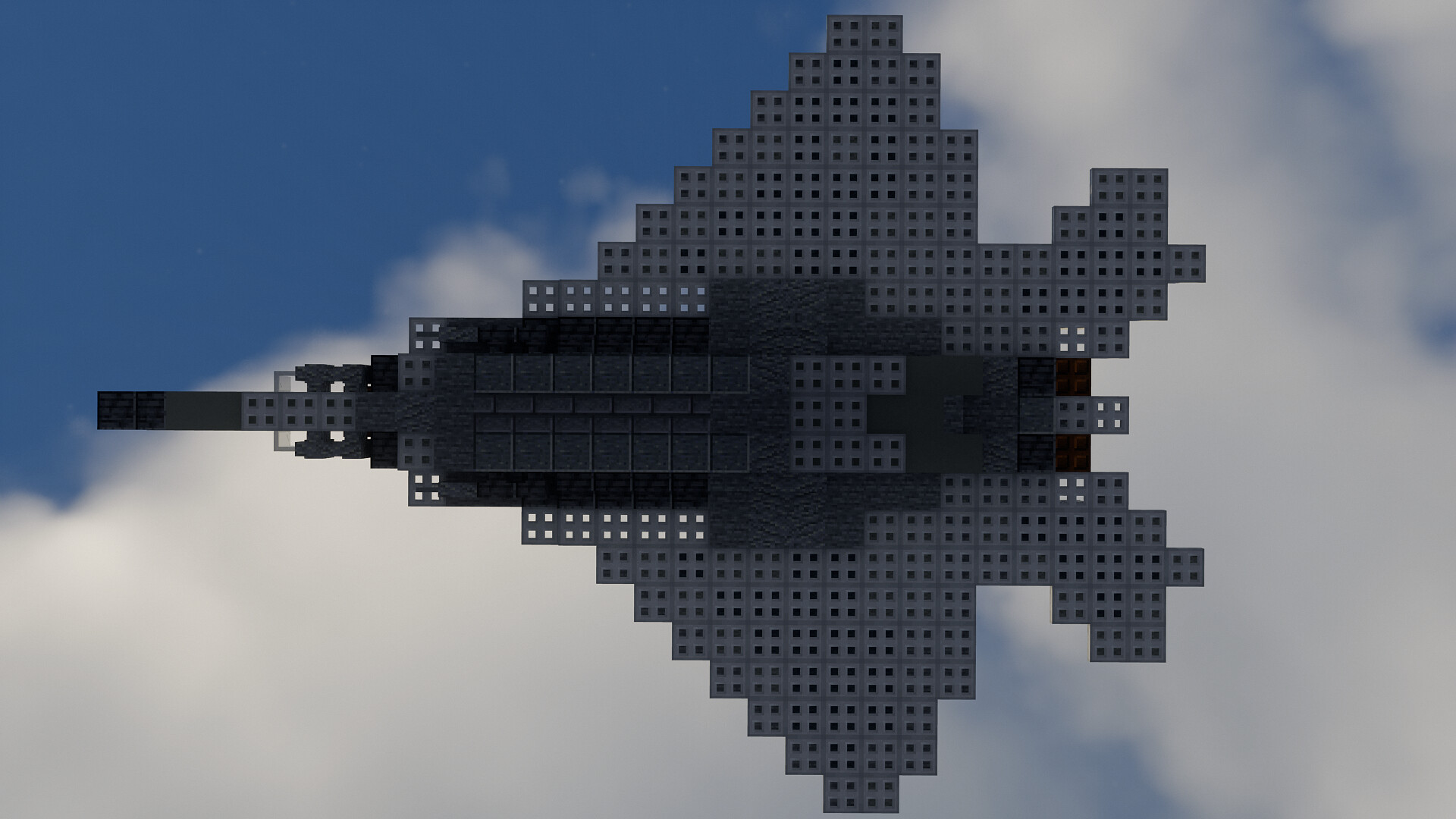 Lockheed Martin F-22 Raptor (A Variant) [1.5:1 Scale] Minecraft Map