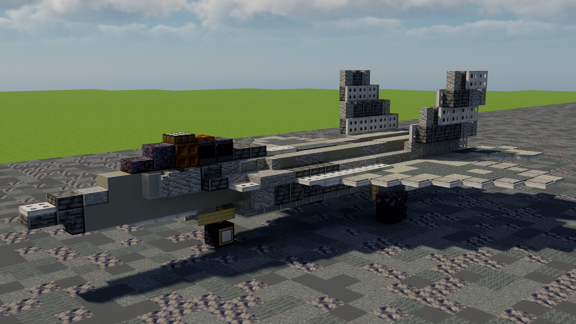 Lockheed Martin F-22 Raptor (A Variant) [1.5:1 Scale] Minecraft Map