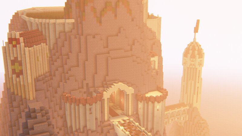 Casterly Rock from Game Of Thrones in minecraft Minecraft Map
