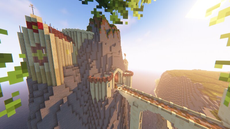 Casterly Rock from Game Of Thrones in minecraft Minecraft Map