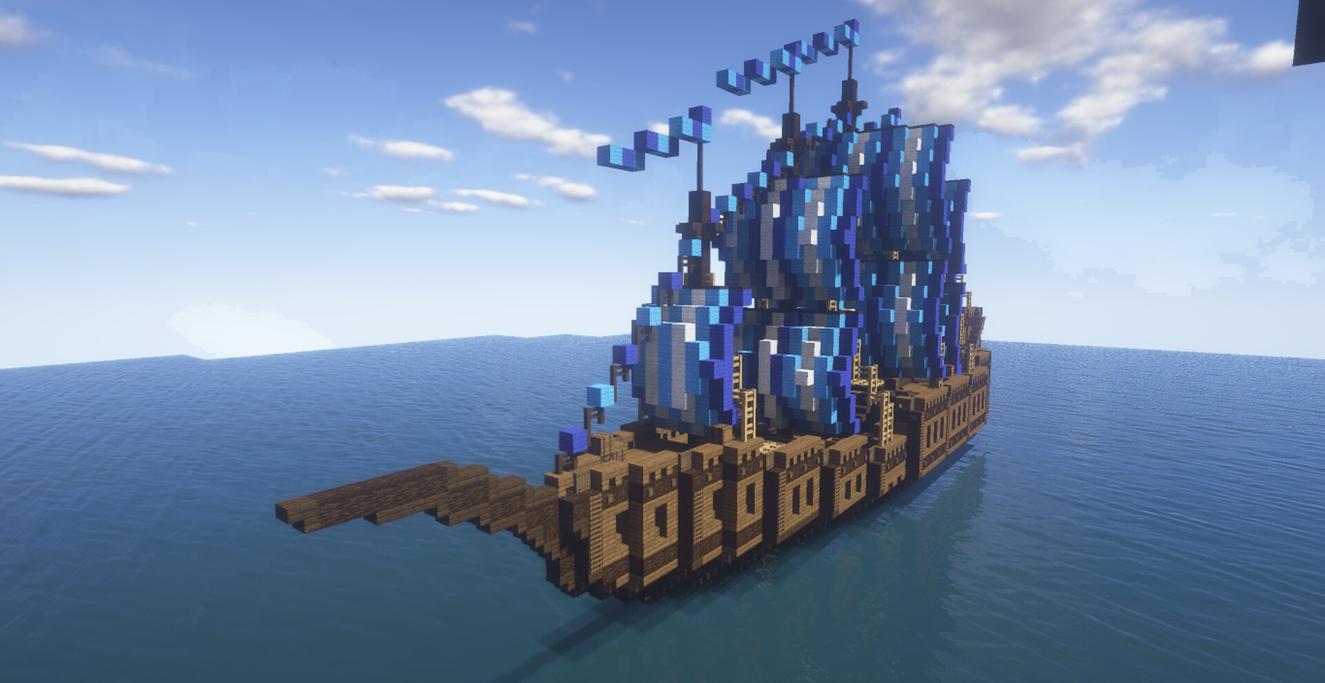 A Big Minecraft Medieval RP Boat ! (DOWNLOAD) Minecraft Map