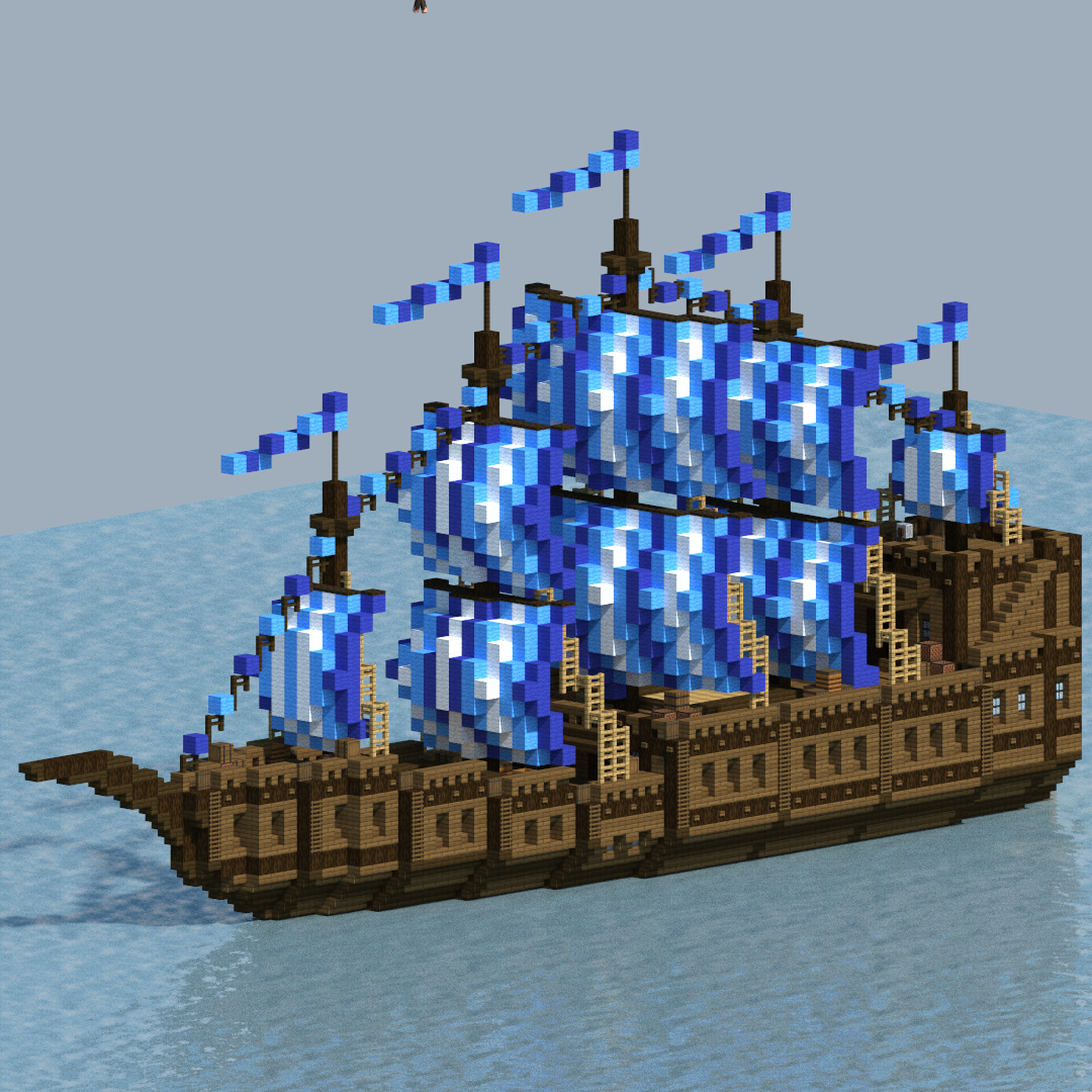 A Big Minecraft Medieval RP Boat ! (DOWNLOAD) Minecraft Map
