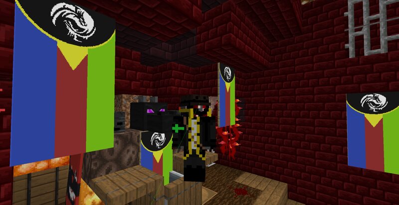 Dragon Cult Flag Map Art (entirely wool) Minecraft Map