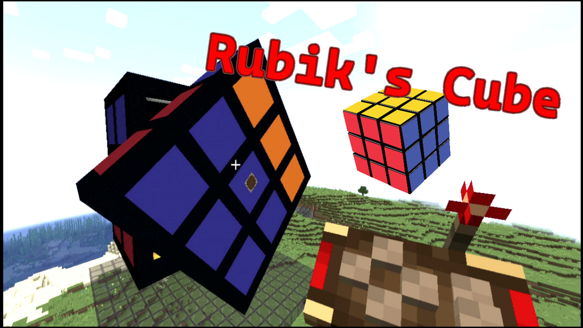 Rubik's Cube with Create Minecraft Map