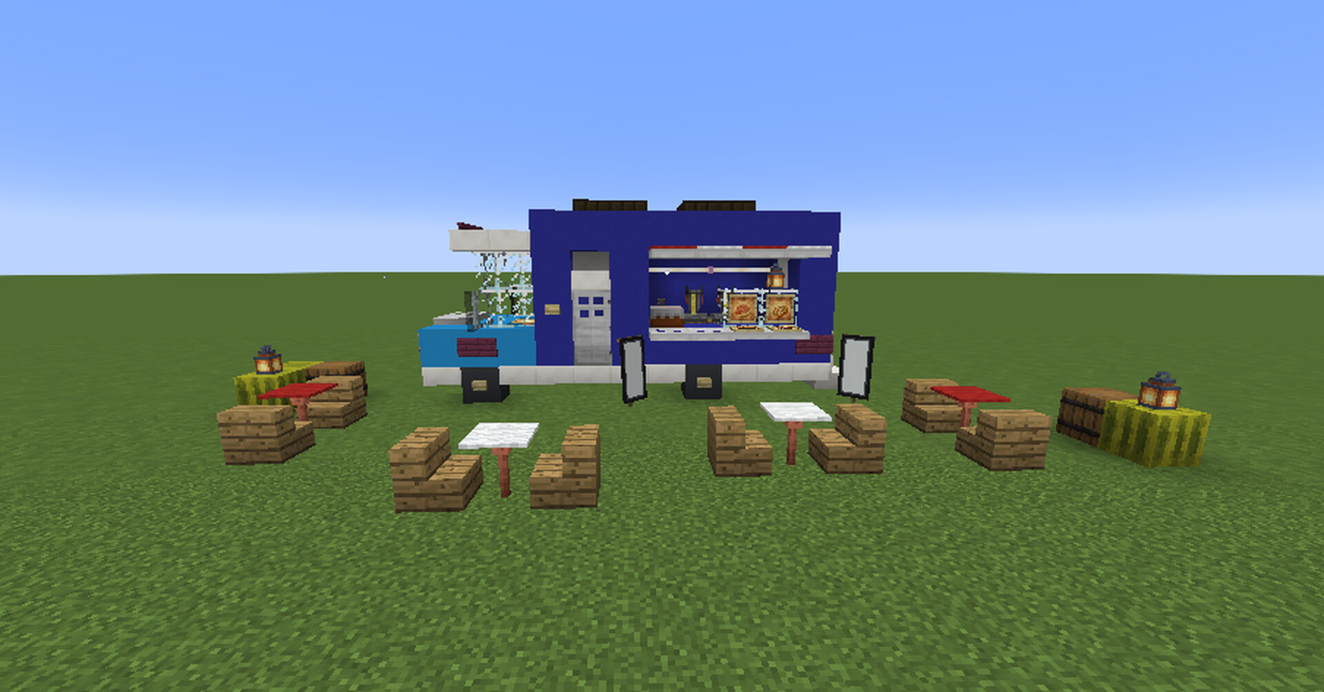 Realistic Food Truck Minecraft Map
