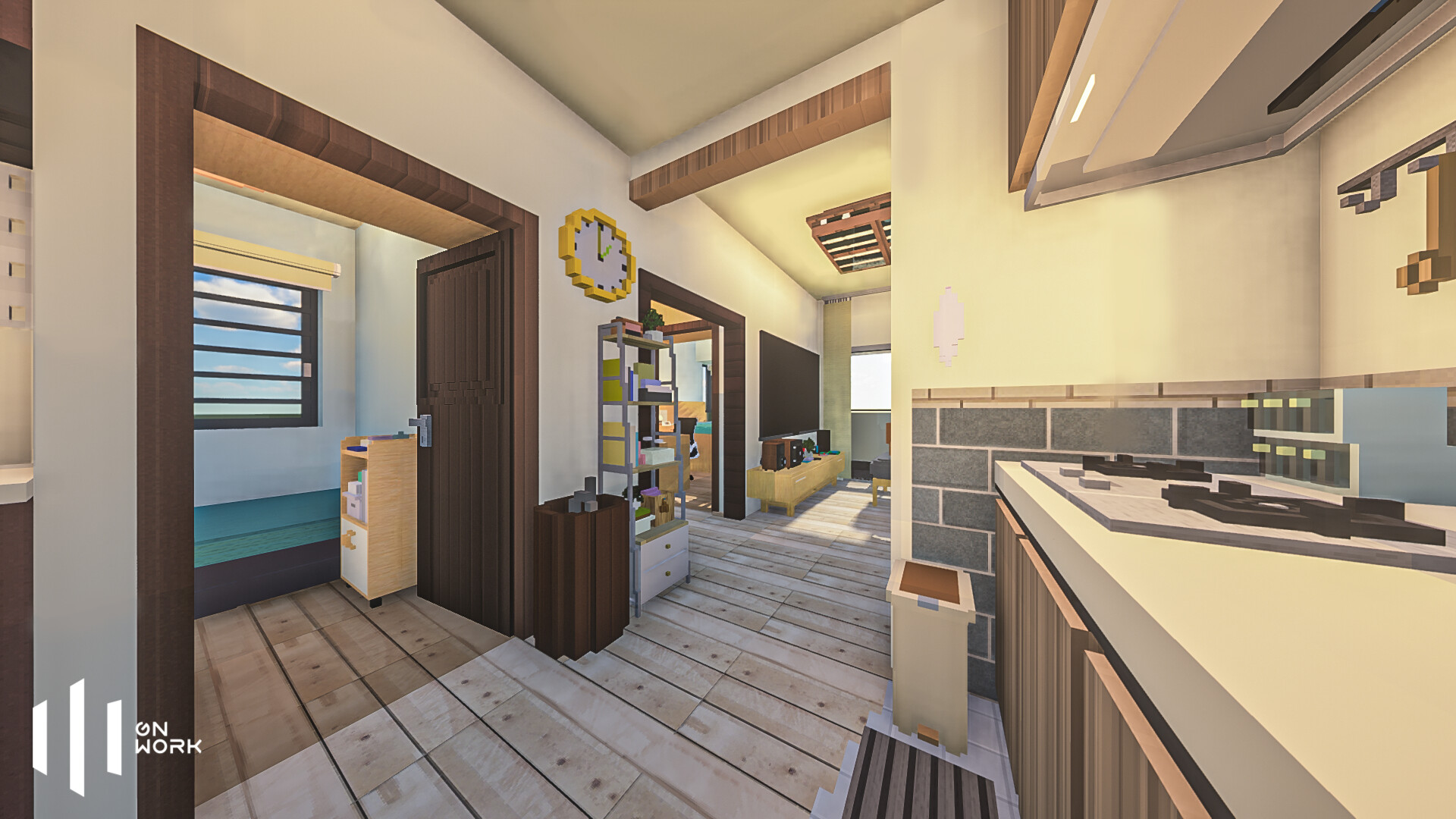 Simple interior design Minecraft Map