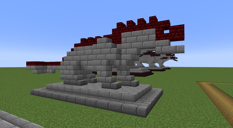 Dragon / Lion Statue Minecraft Map
