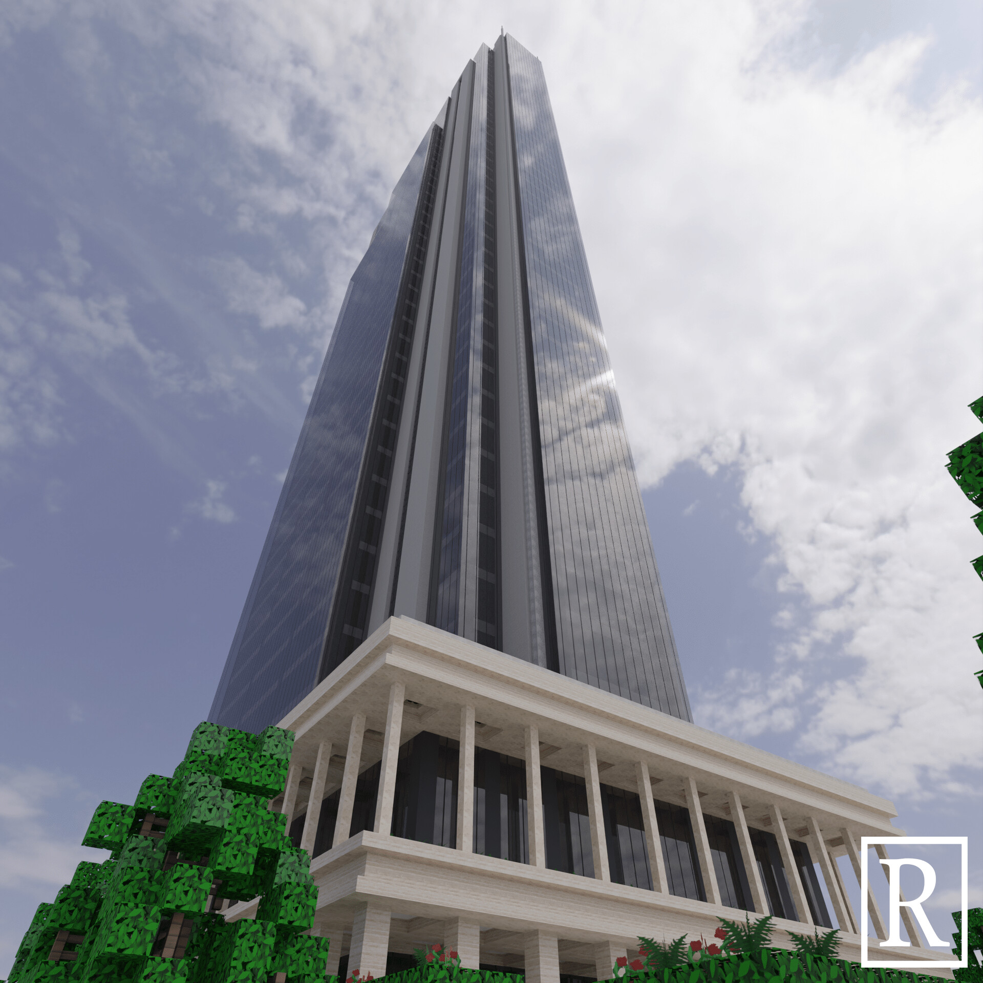 Skyscraper 1, Reven Tower / Toronto Minecraft Map