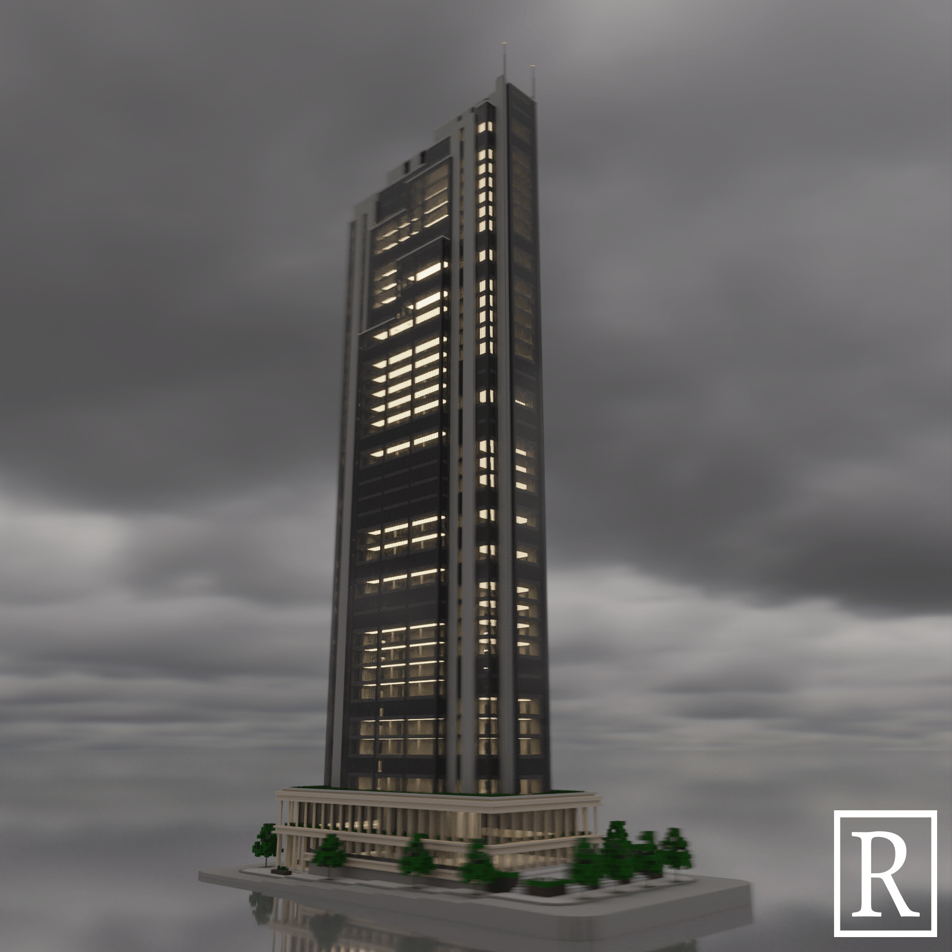 Skyscraper 1, Reven Tower / Toronto Minecraft Map