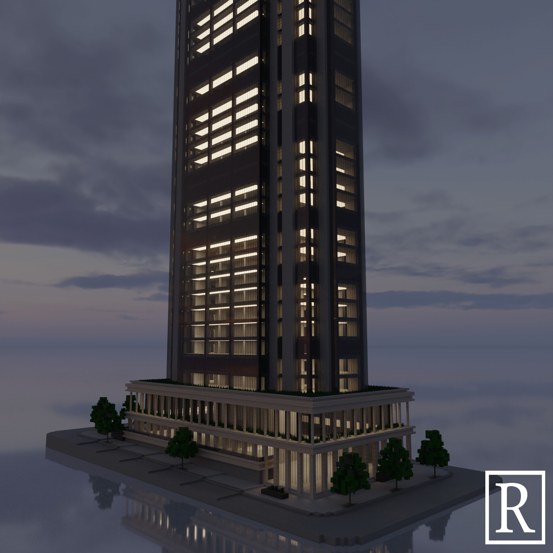 Skyscraper 1, Reven Tower / Toronto Minecraft Map