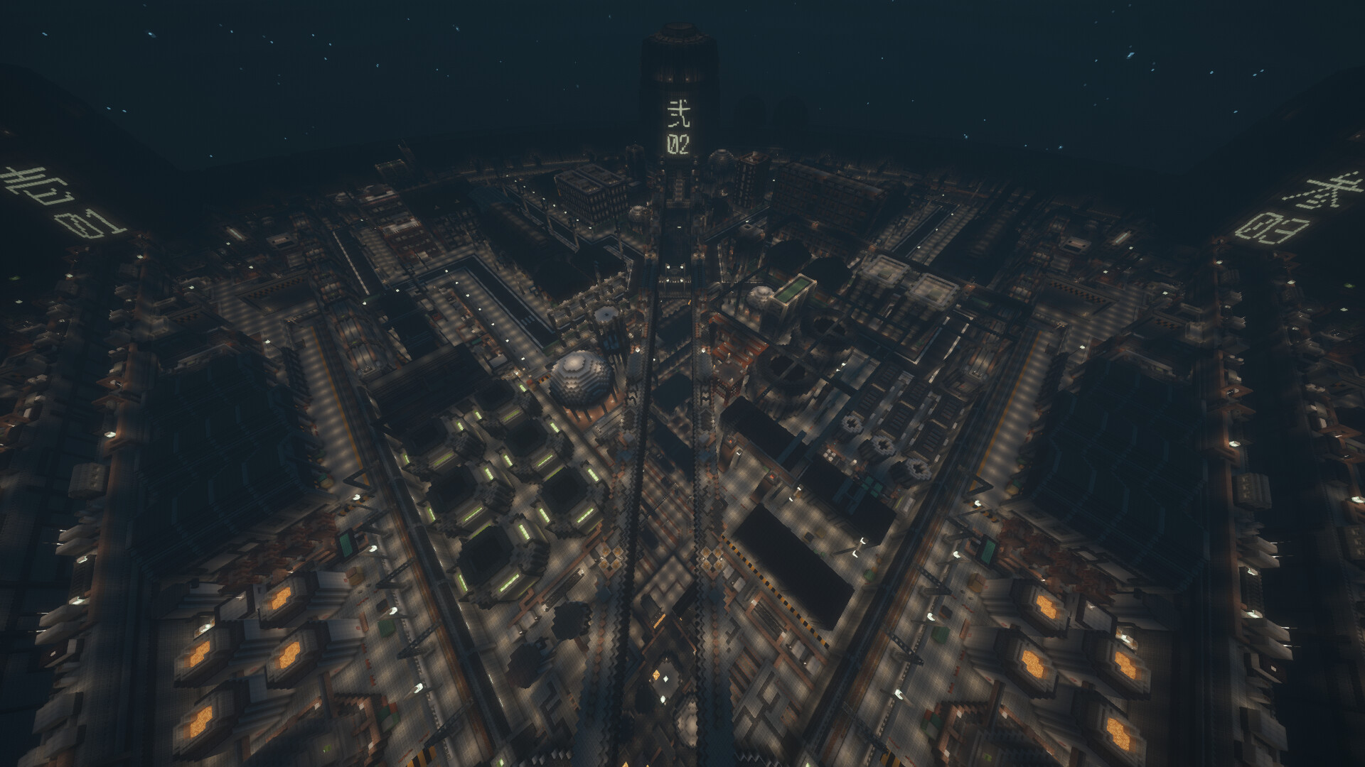 “FINAL FANTASY VII in Minecraft !” Midgar, City of Mako map full ...