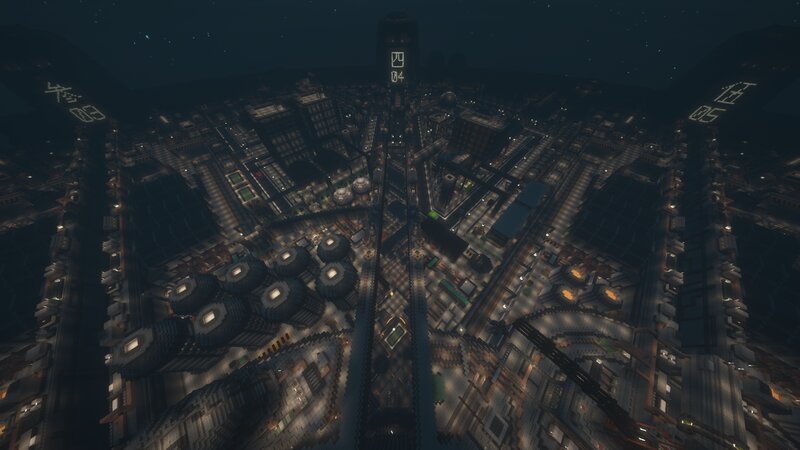 “FINAL FANTASY VII in Minecraft !” Midgar, City of Mako map full ...