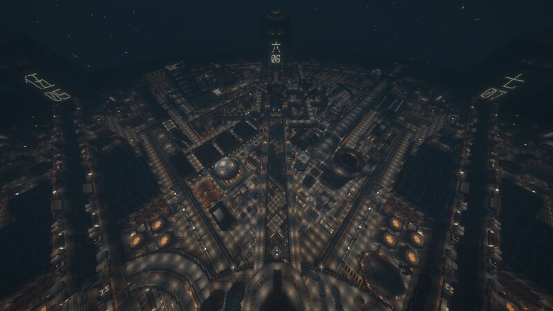 “FINAL FANTASY VII in Minecraft !” Midgar, City of Mako map full ...