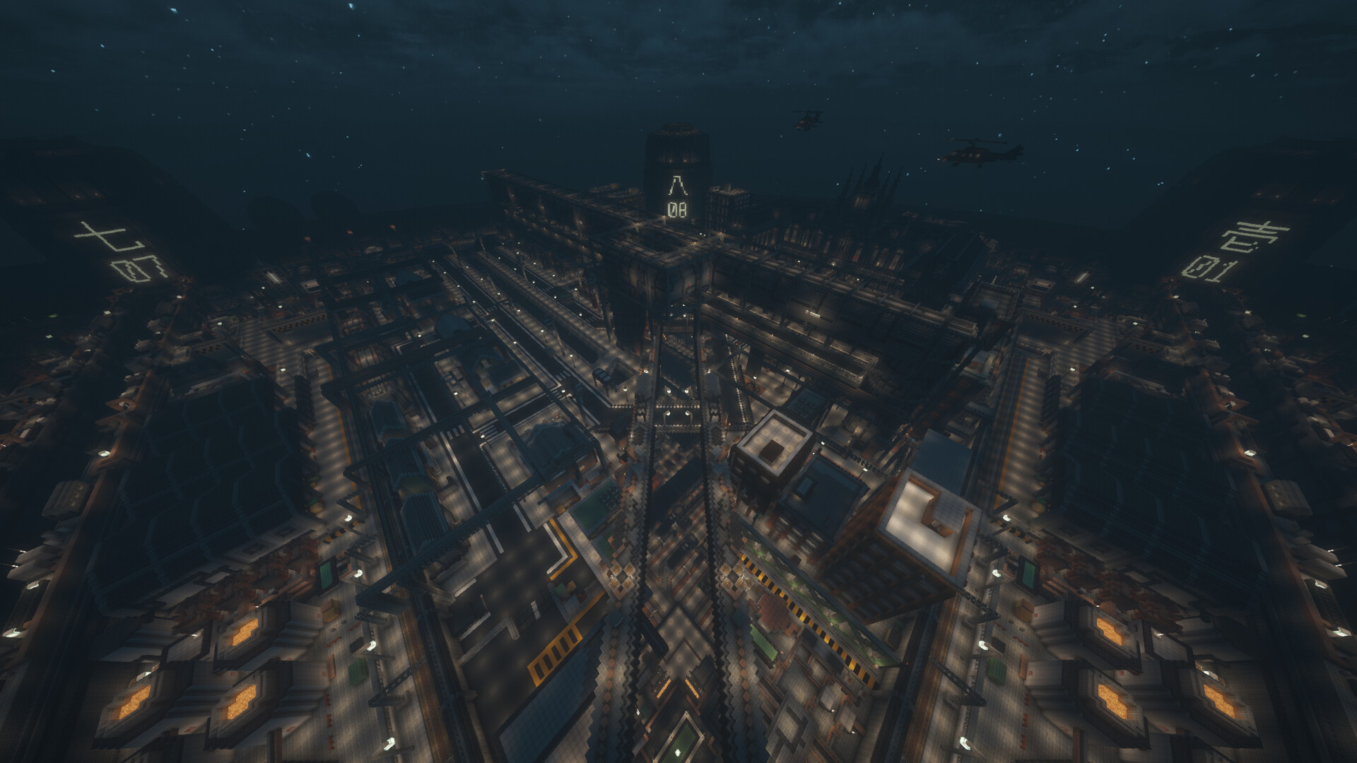 “FINAL FANTASY VII in Minecraft !” Midgar, City of Mako map full ...