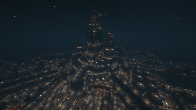 “FINAL FANTASY VII in Minecraft !” Midgar, City of Mako map full ...