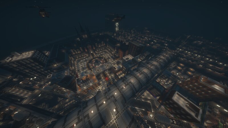 “FINAL FANTASY VII in Minecraft !” Midgar, City of Mako map full ...