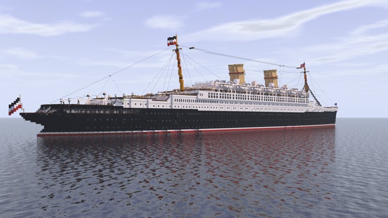 Ocean liner SS München Minecraft Map