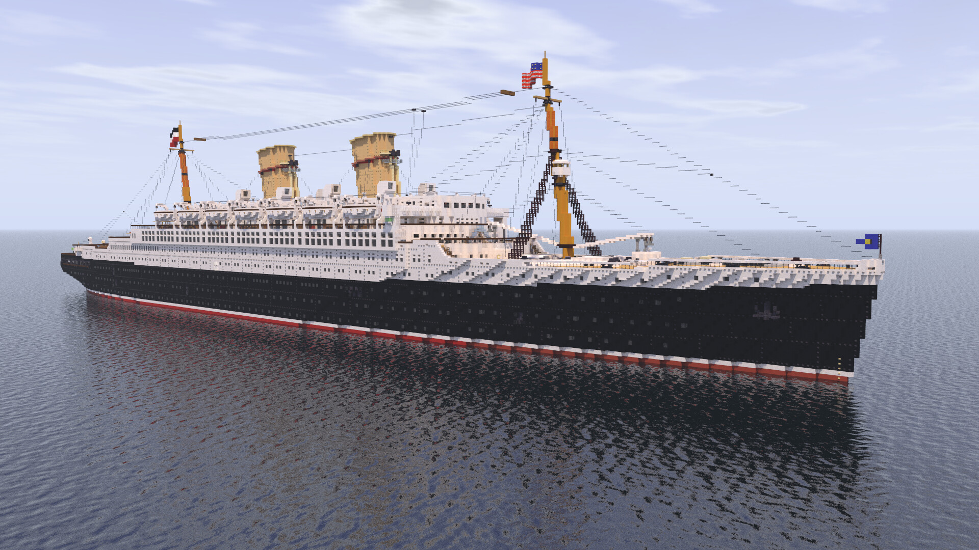 Ocean liner SS München Minecraft Map